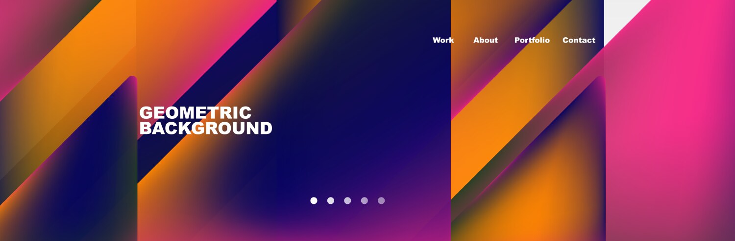 Triangle minimal web site page background design Vector Image