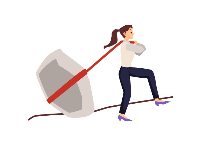 Pushing Rock Uphill Vector Images (over 120)