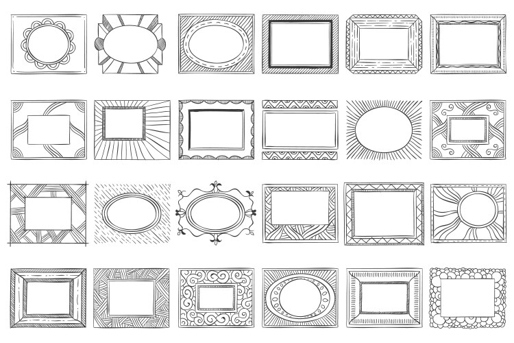 Picture Frame Outline Vector Images (over 22,000)