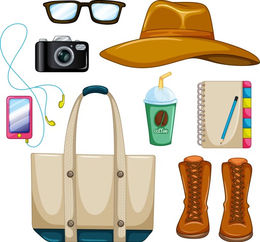 Set of animal cartoon character Royalty Free Vector Image