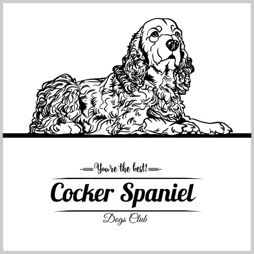 Cocker Spaniel Vector Images (over 1,500)