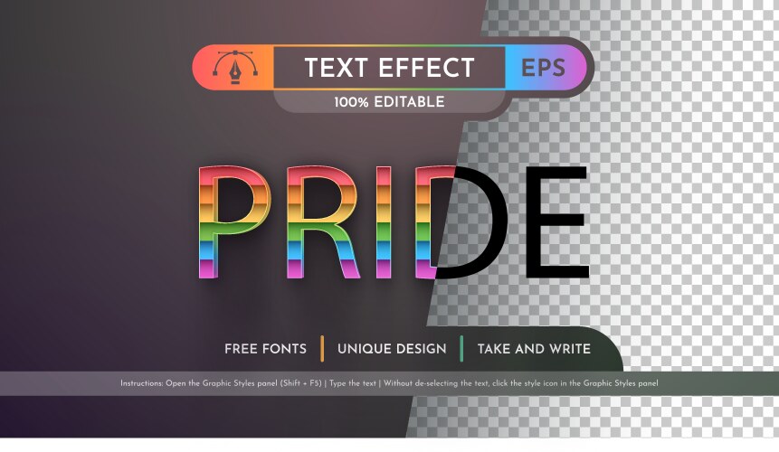 Pride Font Vector Images (over 1,900)