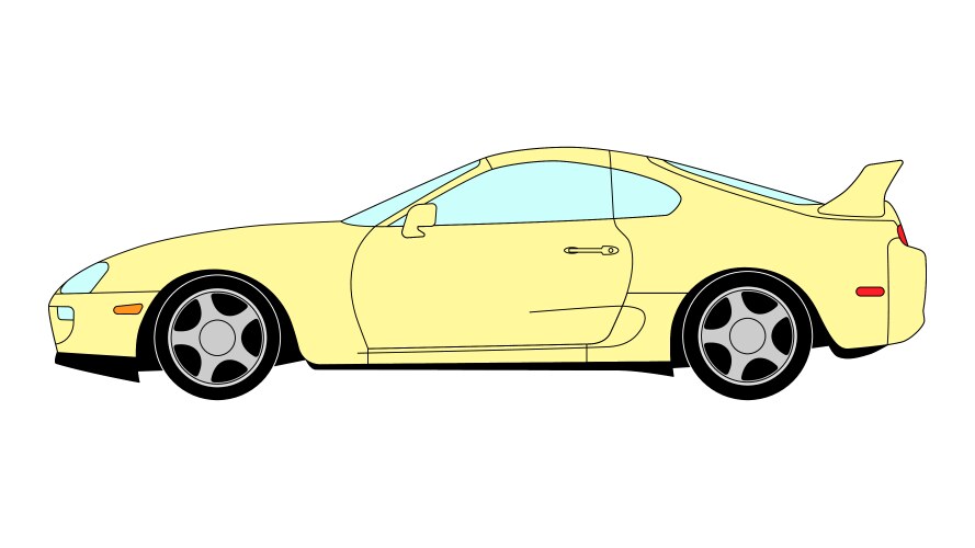 Toyota Supra Vector Images (58)