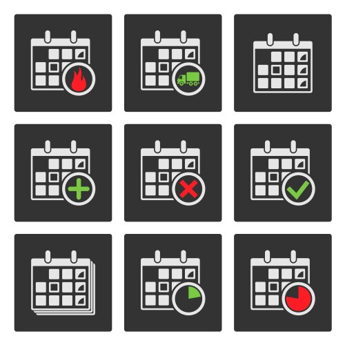 Progress Calendar Vector Images (over 3,400)