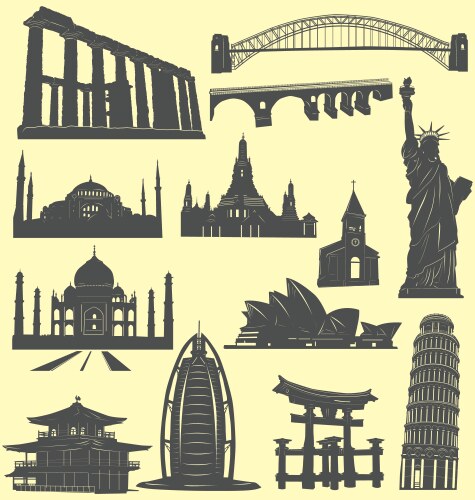 World Landmarks Vector Images (over 50,000)