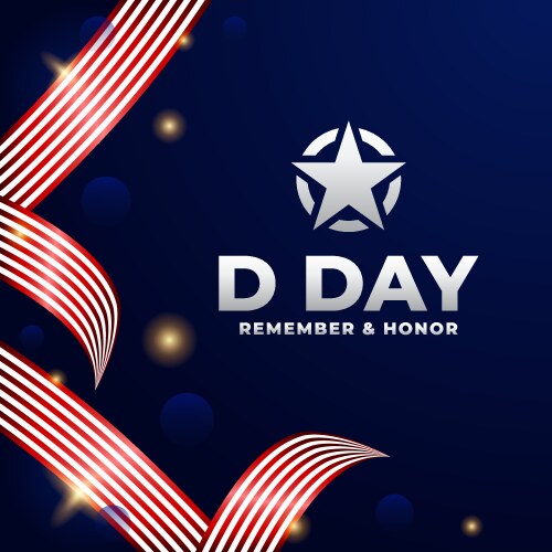 D-day design collection Royalty Free Vector Image