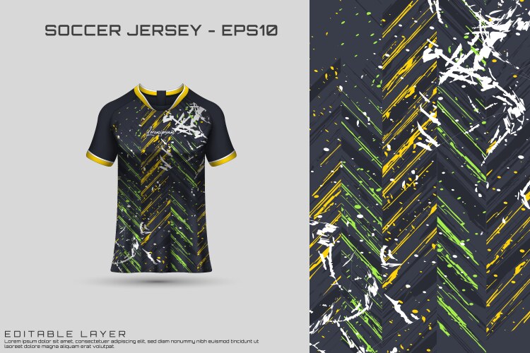 Sports pattern sublimation jersey design Vector Image