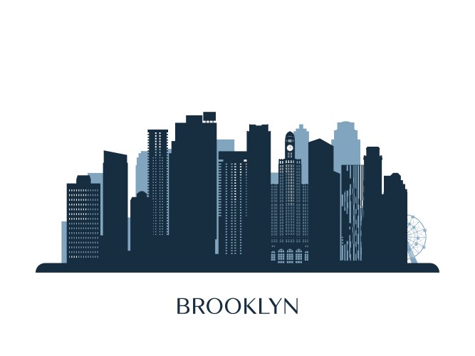 Brooklyn Skyline Vector Images (over 780)