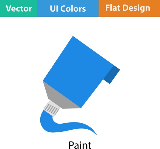 Paint tube Royalty Free Vector Image - VectorStock