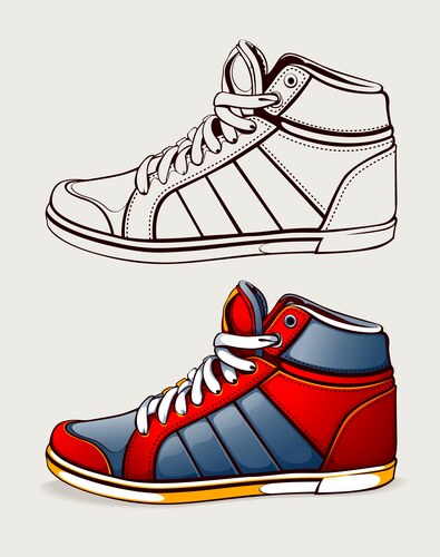Sneakers Vector Images (over 38,000)