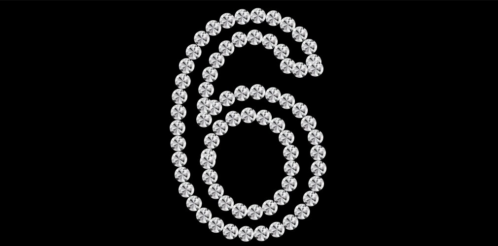 Number 6 Vector Images (over 15,000)