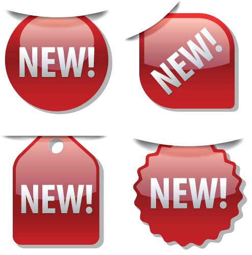 New signs Royalty Free Vector Image - VectorStock