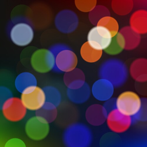 Lights orange and pink background with bokeh Vector Image