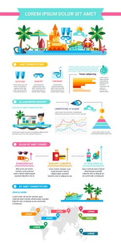 Resort Infographics Vector Images (over 1,600)