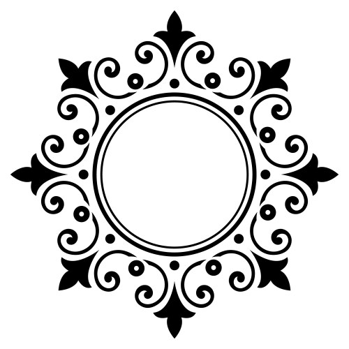 Circle ornament Royalty Free Vector Image - VectorStock