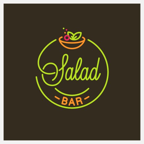 Salad Logo Free Fast Food Logo Designs DIY Fast Food Logo Maker ...