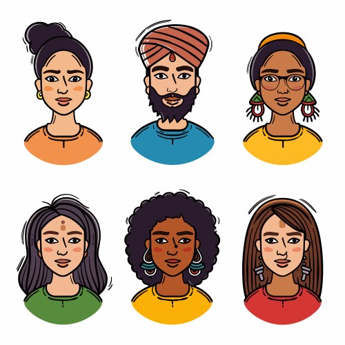 Diverse Culture Vector Images (over 34,000)