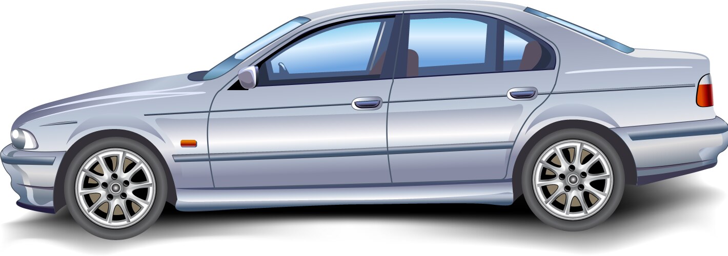 Bmw e34 Royalty Free Vector Image - VectorStock