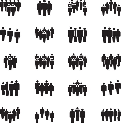 Worker Crowd Vector Images (over 7,100)