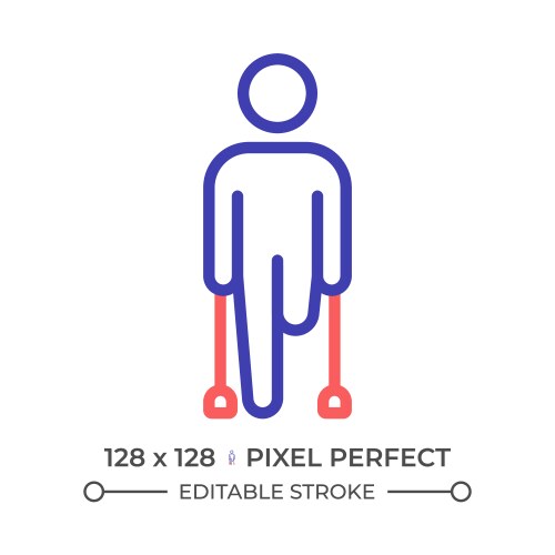 Leg Amputee Vector Images (over 1,000)