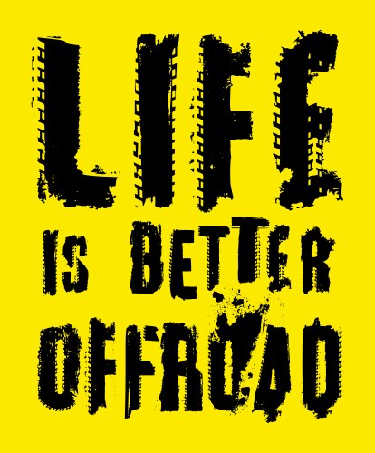 Off Road Font Vector Images (over 420)