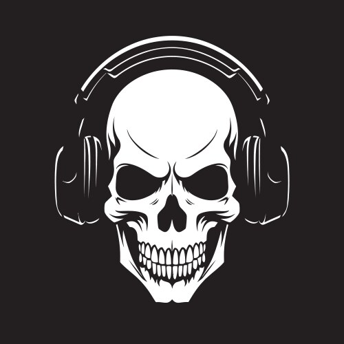 Rhythm resonance icon of skeleton grooving Vector Image