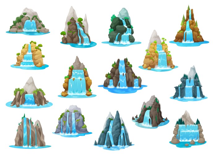 Waterfall Cartoon Vector Images (over 3,600)