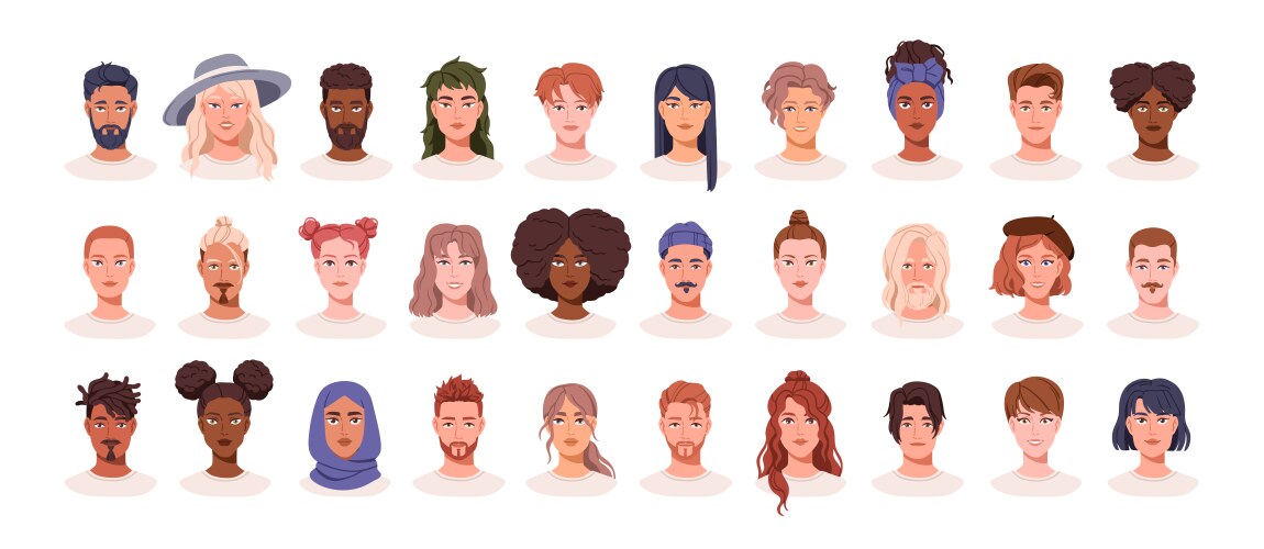 Diverse Avatars Vector Images (over 18,000)