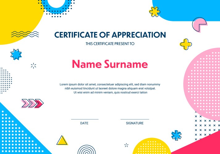 Flyer template header design Royalty Free Vector Image