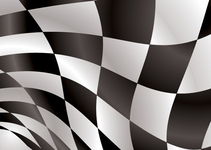Checkered corner red Royalty Free Vector Image