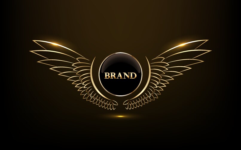 Word gold 3d calligraphic lettering realistic Vector Image