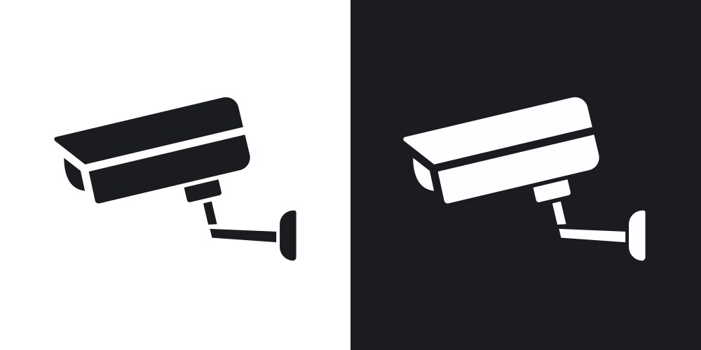 Cctv icon set Royalty Free Vector Image - VectorStock