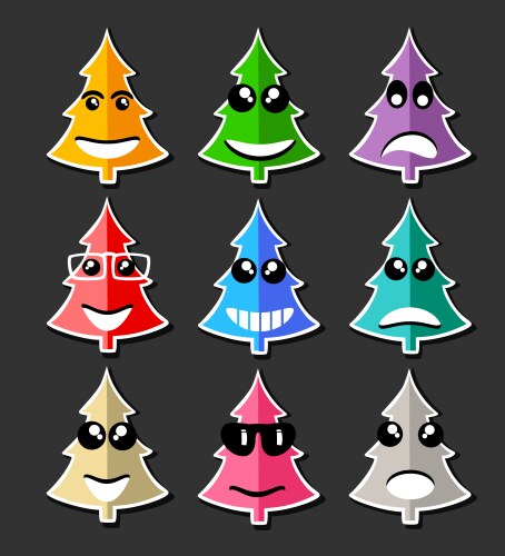 Christmas faces Vector Images & Graphics for Commercial Use | VectorStock