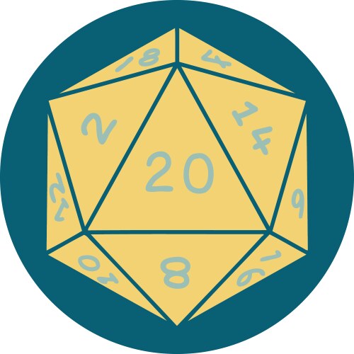 D20 Dice Vector Images (over 7,600)