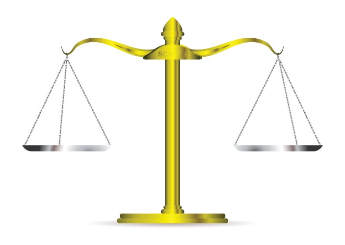 Vintage scales Royalty Free Vector Image - VectorStock