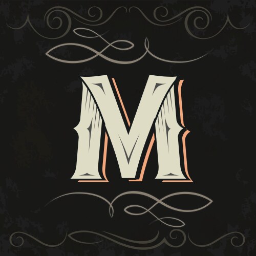 Letter M Calligraphy Vector Images (over 6,400)