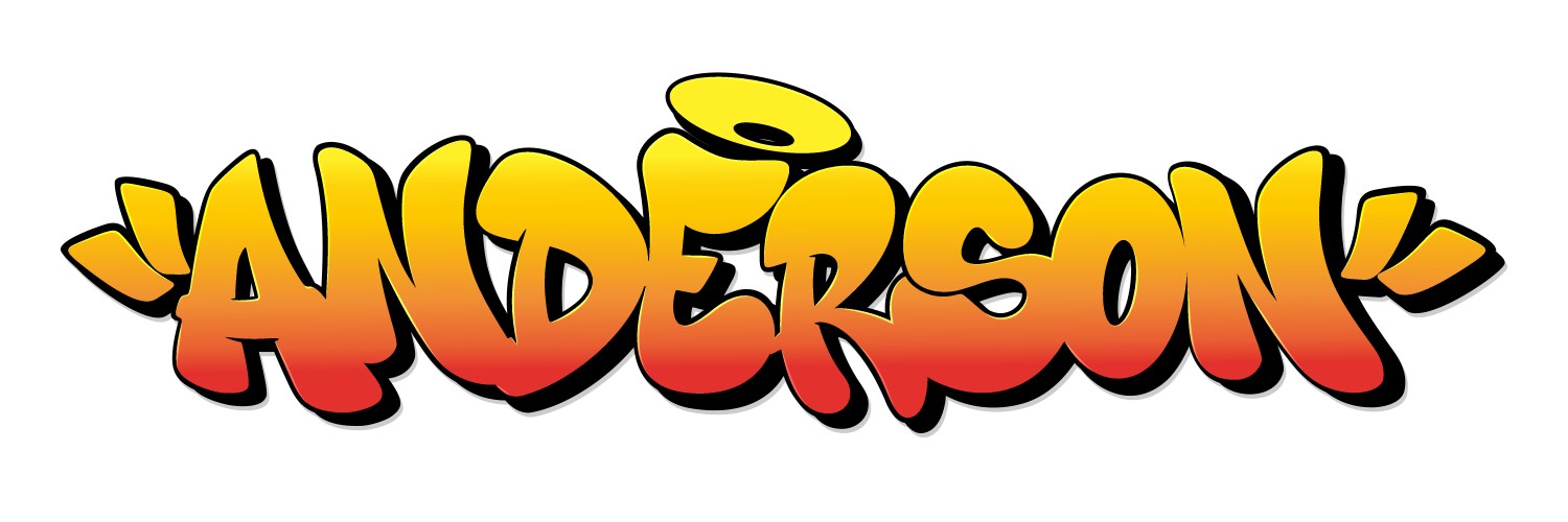 Sprayed music font graffiti with overspray Vector Image