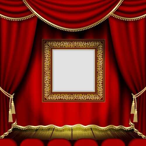 Theater stage Royalty Free Vector Image - VectorStock