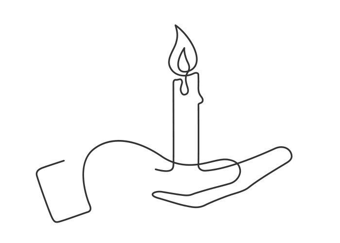 Christmas candle light Royalty Free Vector Image