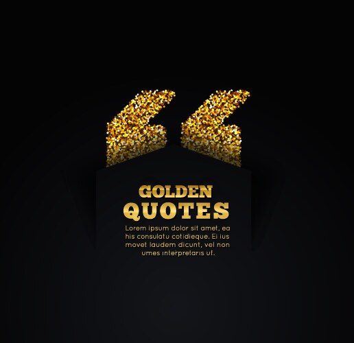 Gold Quotation Marks Vector Images (over 150)