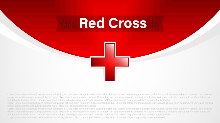 Red cross 1 Royalty Free Vector Image - VectorStock