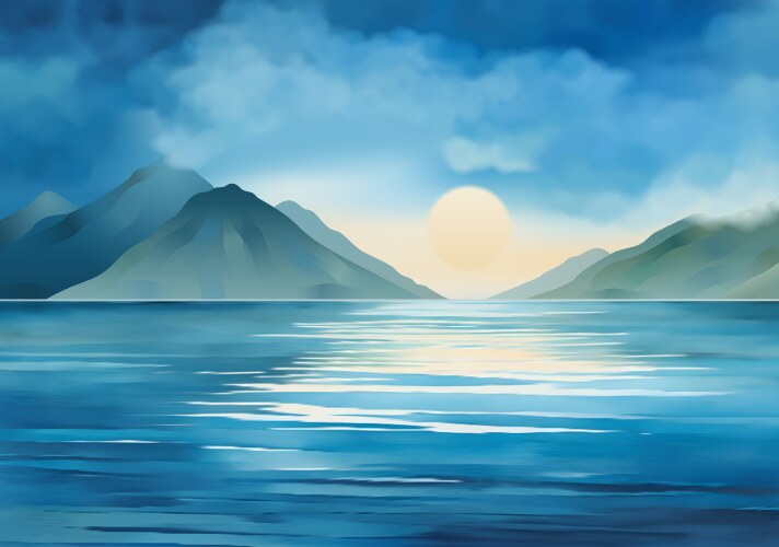 Sea background Royalty Free Vector Image - VectorStock