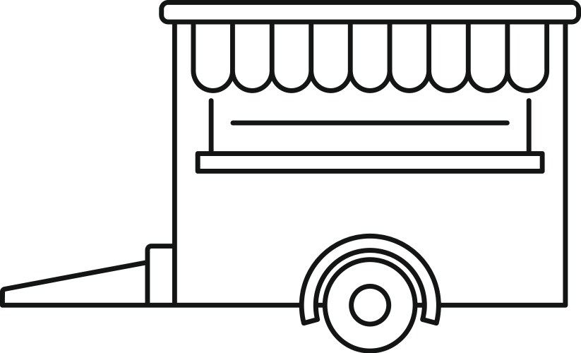 Trailer Outline Vector Images (over 9,100)