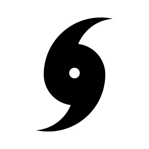 Simple storm logo Royalty Free Vector Image - VectorStock