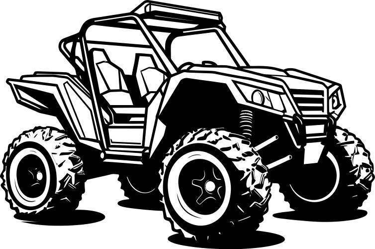 Off road maverick emblematic utv design Royalty Free Vector