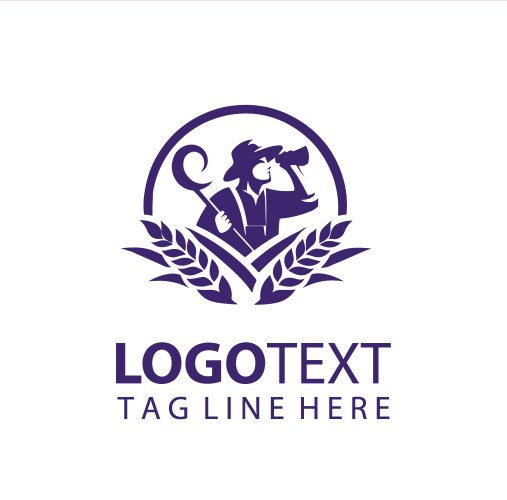 Stylish girl logo Royalty Free Vector Image - VectorStock