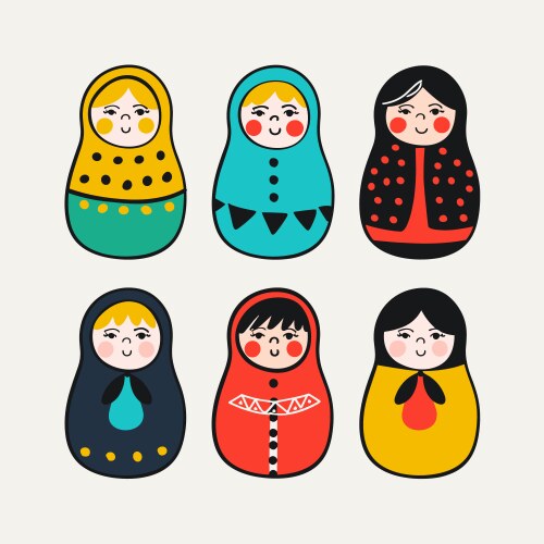 Matryoshka Vector Images (over 2,800)