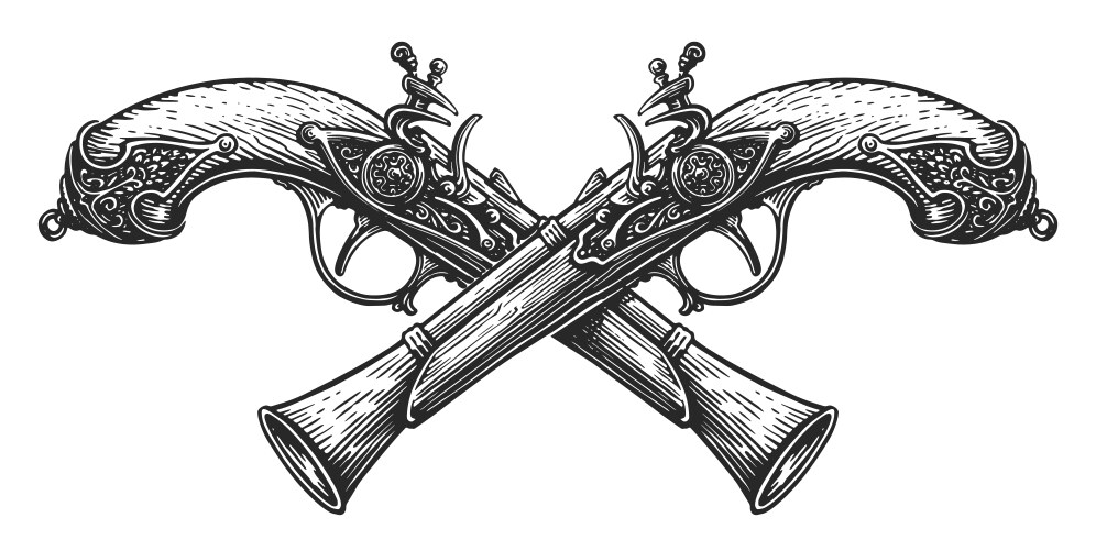 Crossed Guns Vector Images (over 11,000)