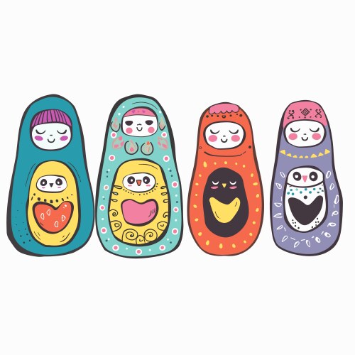 Matryoshka Vector Images (over 2,800)