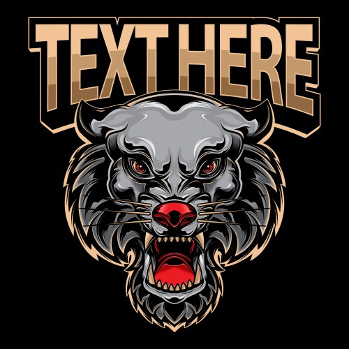 Wolf head skull Royalty Free Vector Image - VectorStock